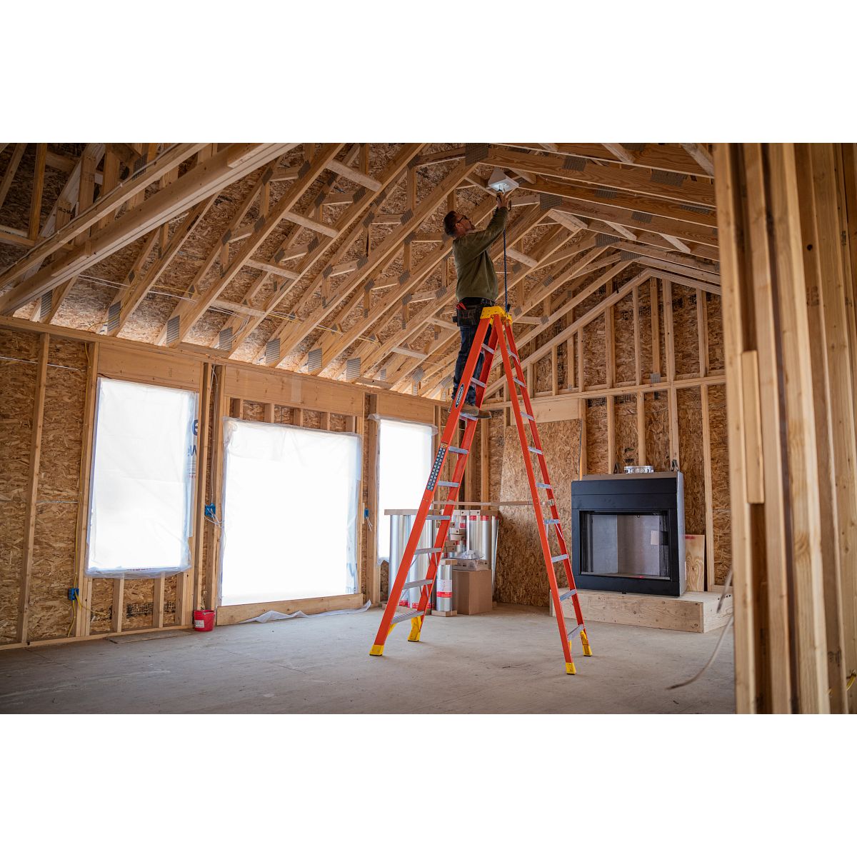 Reserve a Werner Fiberglass A-Frame Step Ladder at Ward's