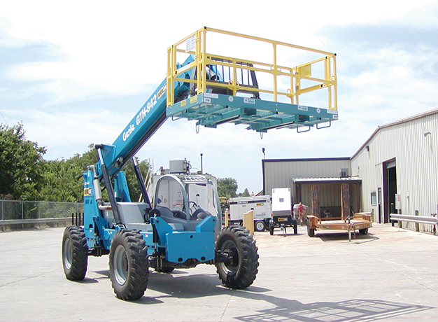 Reserve a Safety Work Platform Telehandler Attachment at Ward's Rental Center